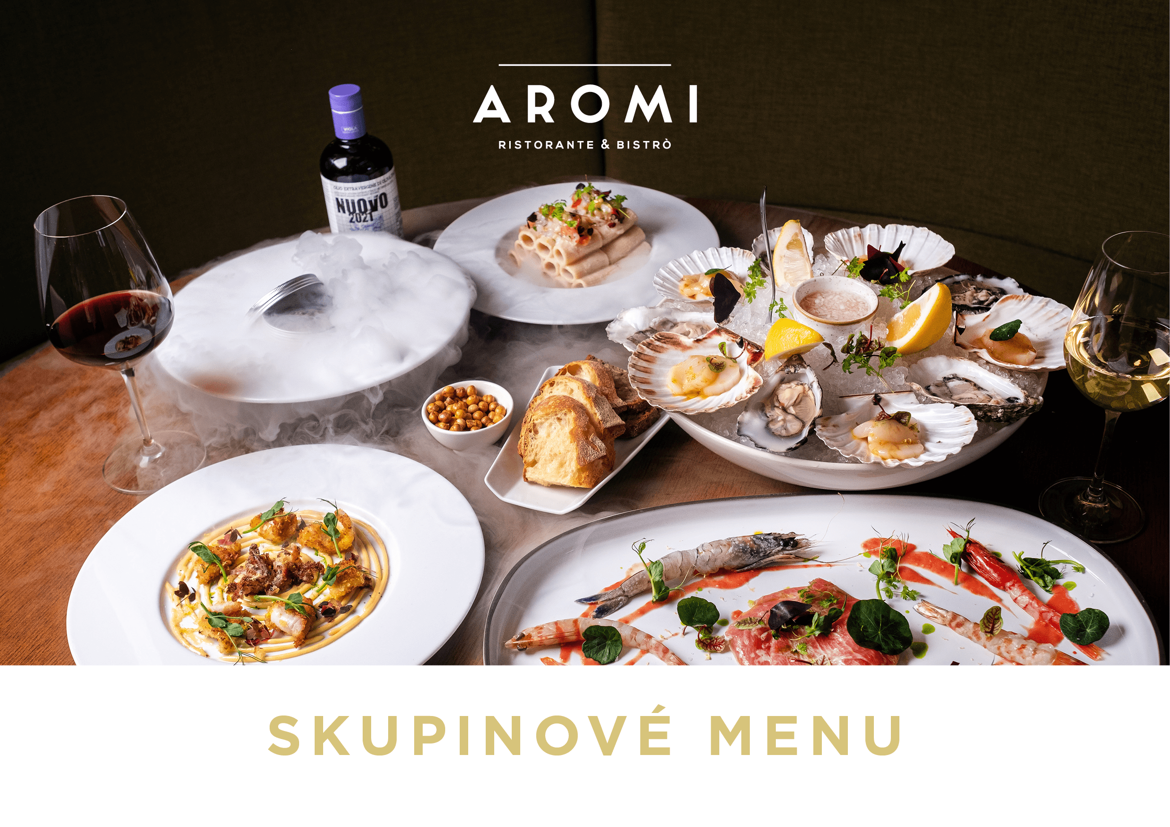 Aromi | Skupinové menu